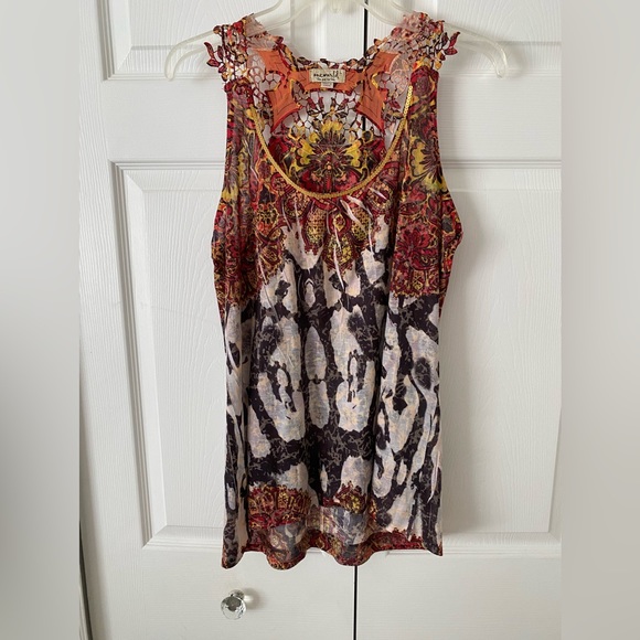 ONE WORLD | Tops | One World Large Racerback Tank Top | Poshmark